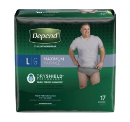 Depend Fit Flex Maximum Absorbency Underwear for Men – Healthyrr