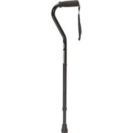 Offset Push Button Cane, 250 lb Weight Capacity - Healthyrr