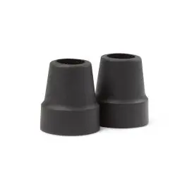 Replacement Small Base Quad Cane Tips, Gray, 1/2″ - Healthyrr